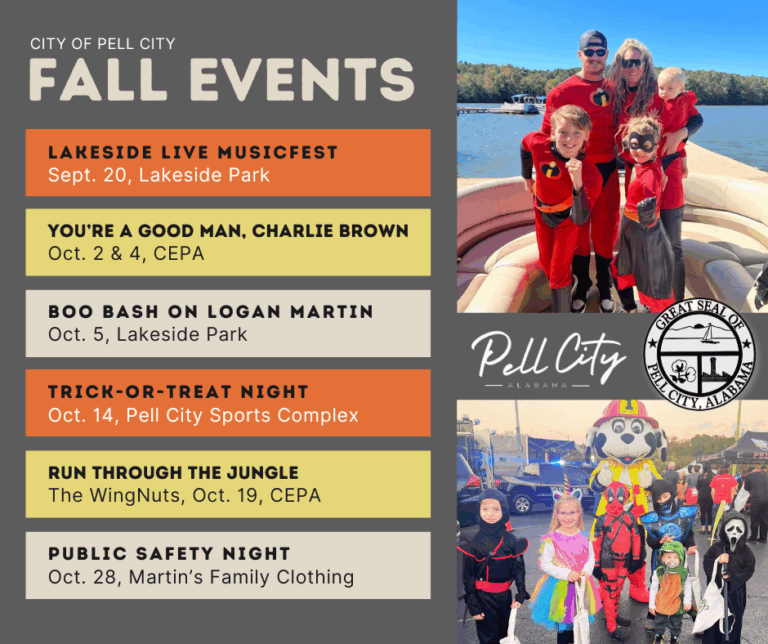 Events – City of Pell City Alabama